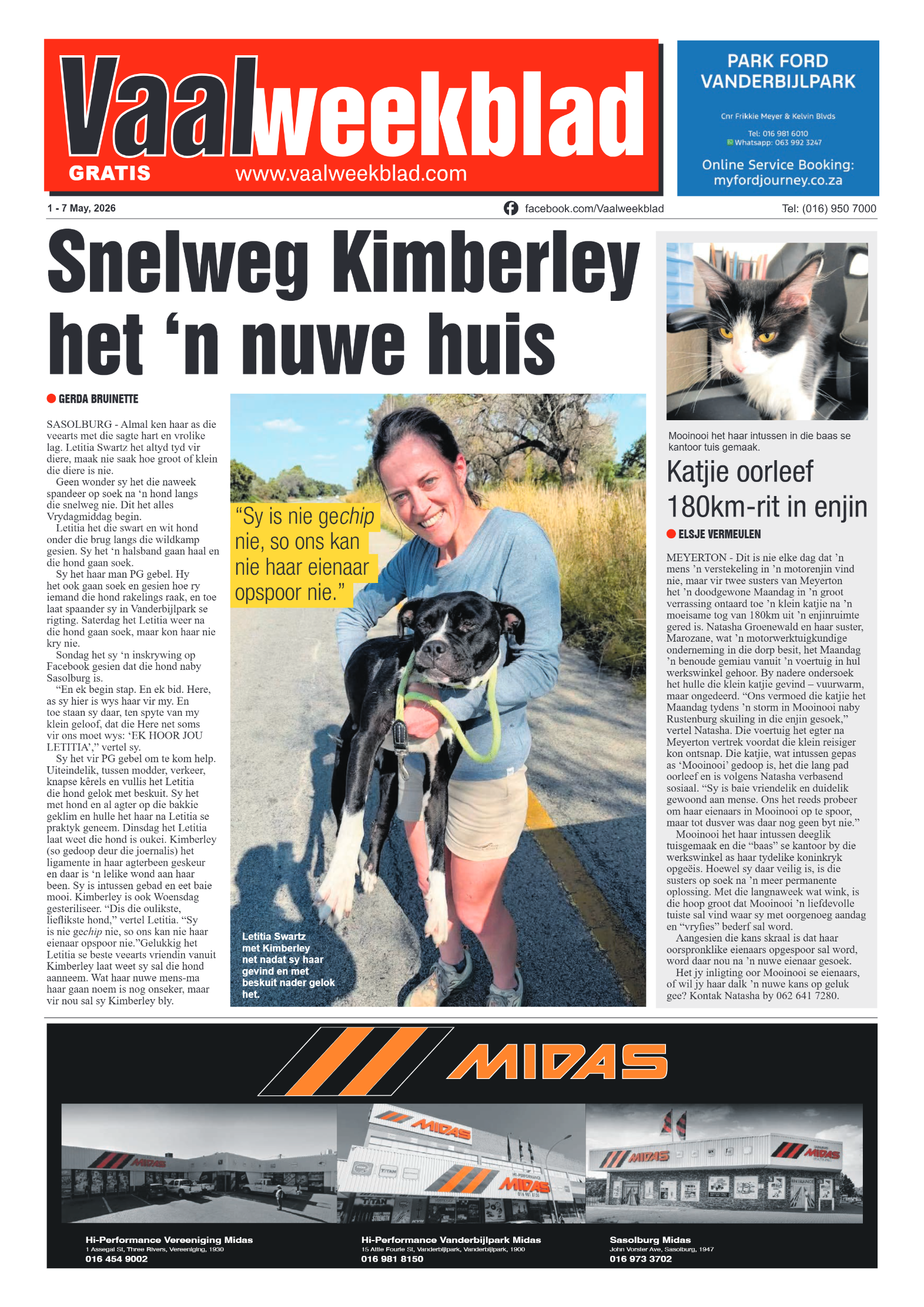 Vaalweekblad – 1 Mei 2026 | Vaalweekblad
